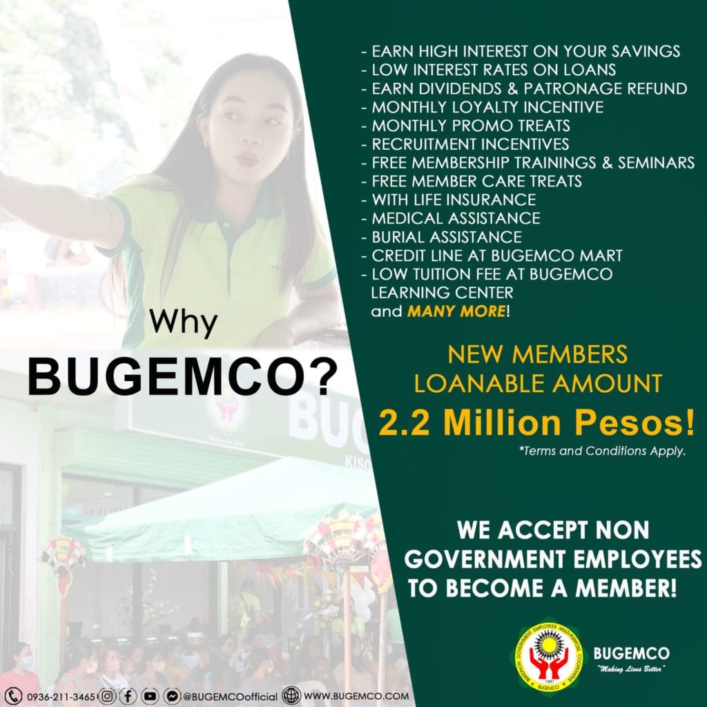 Why BUGEMCO? | Bukidnon Government Employees Multi-Purpose Cooperative